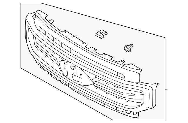 LC3Z-8200-CA - Grille Assembly 2020-2022 Ford | Ford OEM Parts Direct