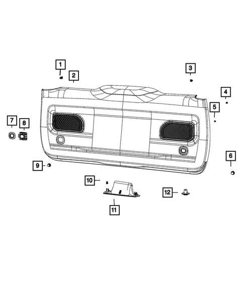 Liftgate Panel and Scuff Plate for 2024 Jeep Grand Cherokee L ...