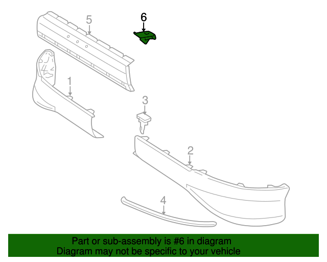 Rear Spoiler Retainer - Toyota (76854-44010) | Toyota Parts