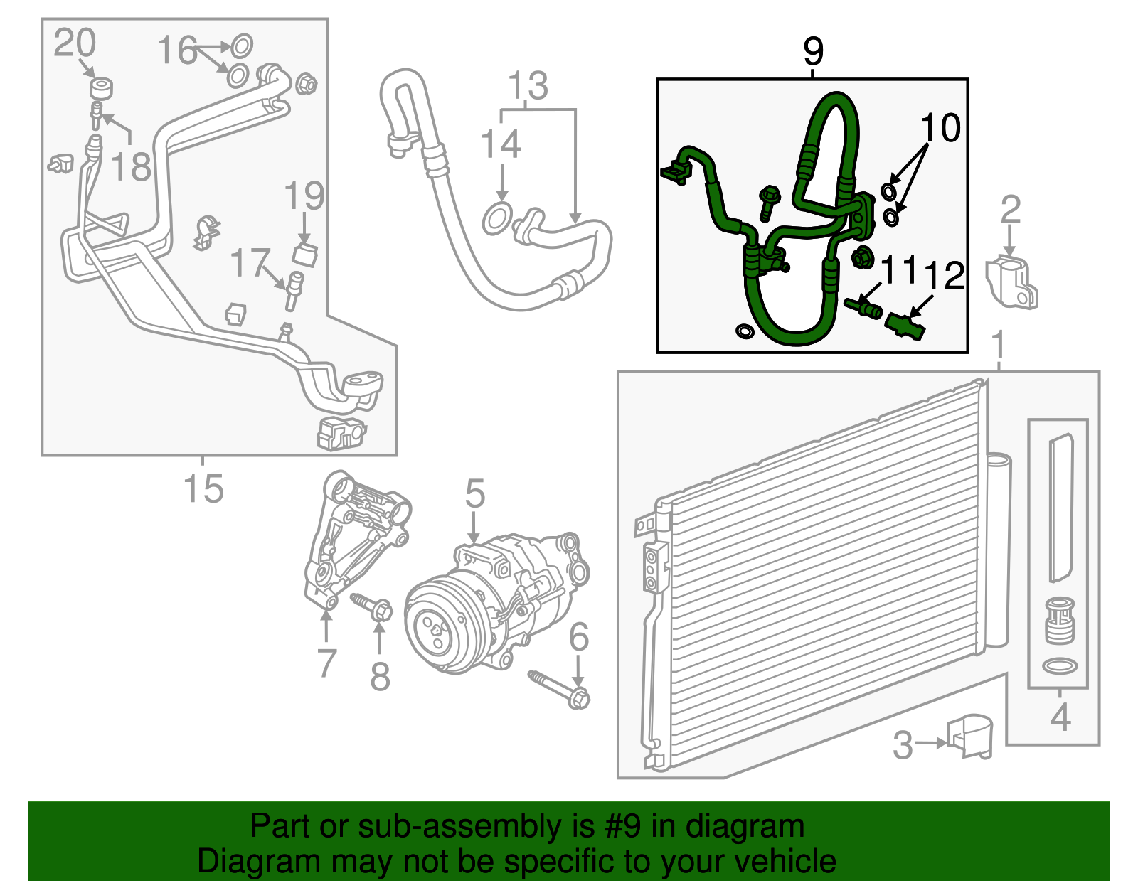 2013-2020 GM Discharge Hose 42588256 | OEM Parts Online
