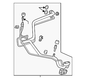 2013-2020 GM Air Conditioning Evaporator Hose 95299470 GM ...