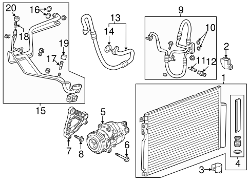 Condenser, Compressor & Lines for 2018 Chevrolet Trax | GMPartsNow
