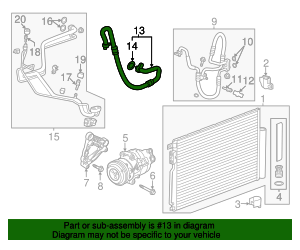 2013-2021 GM Hose 95376420 | GM Parts Center