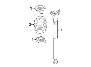 156-320-10-31 - Shock Absorber 2015-2020 Mercedes-Benz | Mercedes-Benz ...