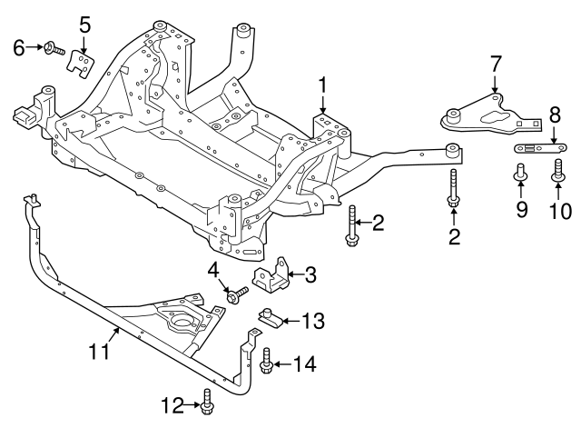 2018-2021 Land Rover Range Rover Velar Drive Shaft Assembly Bolt ...