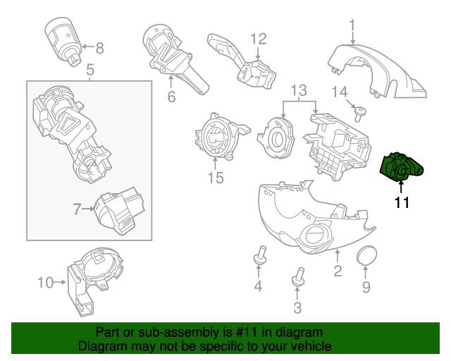 2013-2019 Ford OEM NEW 13-19 Ford Transit Connect Rear Windshield Wiper ...