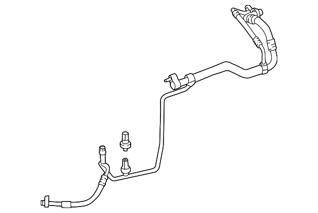 2012-2019 Mercedes-Benz Refrigerant Line 166-830-46-01 | Mercedes-Benz ...