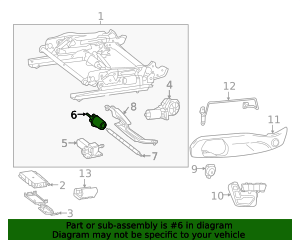 172-906-00-09 - Seat Motor 2012-2021 Mercedes-Benz | AutoNationParts.com