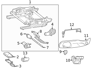 172-906-00-09 - Seat Motor 2012-2021 Mercedes-Benz | AutoNationParts.com