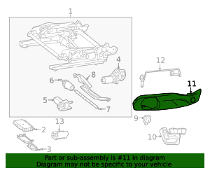 190-919-06-00-9051 - Seat Track Cover 2016-2021 Mercedes-Benz ...