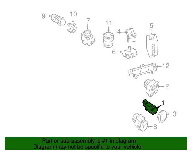 25331-3JA0B - Power Outlet 2013-2016 Nissan Pathfinder | Nissan Parts ...