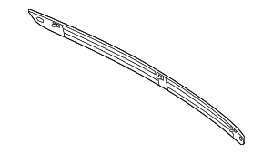 2011-2015 Porsche Cayenne Tail Gate Molding 958-512-955-01-041 ...