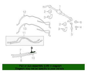 37-10-6-780-573 - Pressure Hose 2004-2010 BMW | AutoNationParts.com