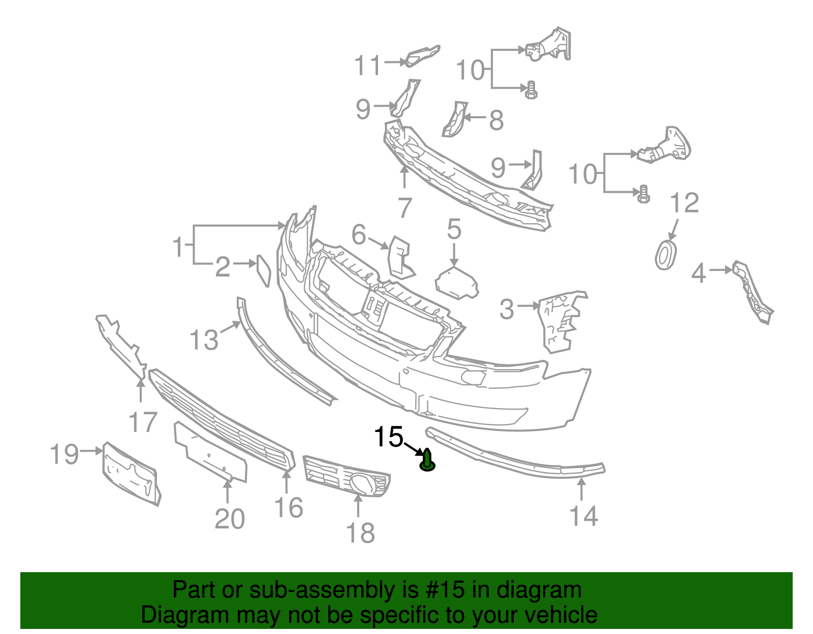 2003-2018 Audi Support Rivet N-907-657-01 | Audi USA Parts