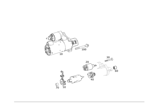 Starter for 2019 Mercedes-Benz SL550 | Mercedes-Benz USA Parts