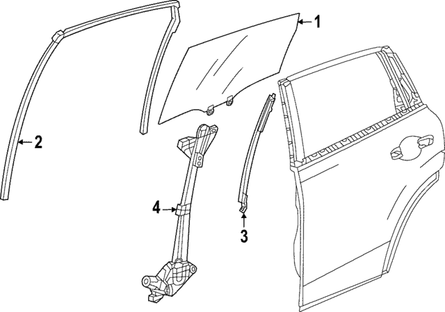 72735-3W0-A01 - Run Weather-Strip 2023-2024 Honda HR-V | Honda Parts Online