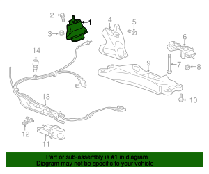 2014-2019 GM Engine Mount 23340400 | OEM Parts Online