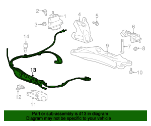 2013-2019 GM Engine Mount Vacuum Hose 23229144 GM | GMPartsDirect.com