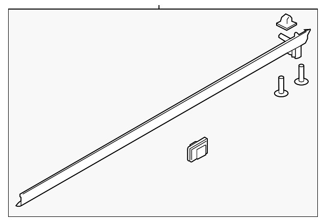 2016-2020 Kia Sorento | Rocker Molding | 87751-C6000 | Kia Auto Parts