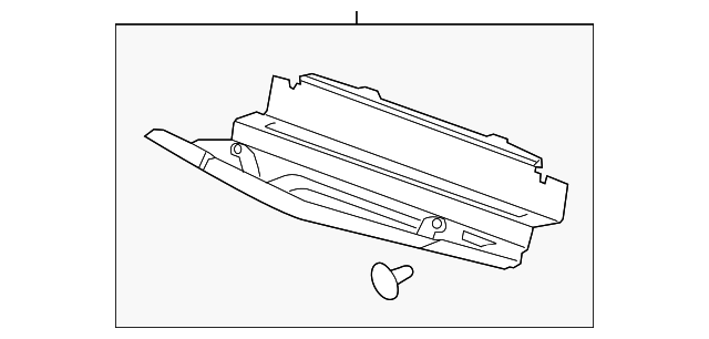 2013-2019 Cadillac ATS Upper Radiator Air Baffle 23229471 GM ...