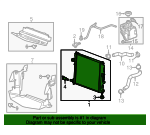 2013-2016 Cadillac Radiator 22966124 GM | GMPartsDirect.com
