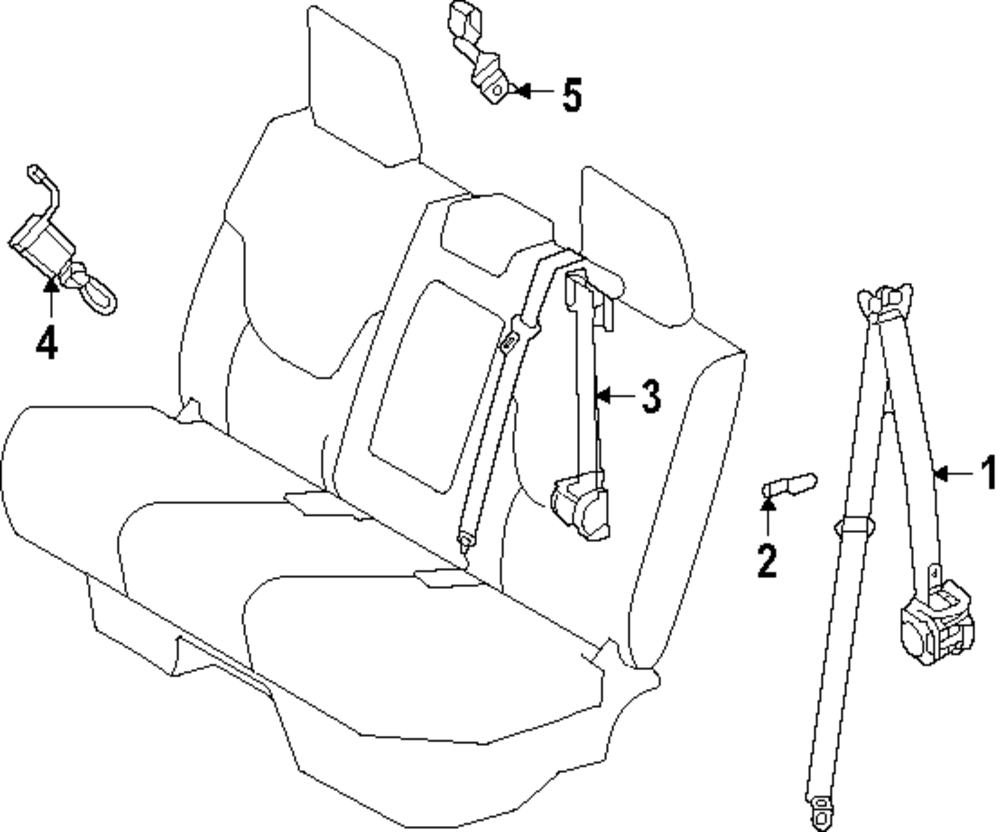 2024 Toyota Tacoma Outer Belt Assembly 73370-AK010-C0 | Retail ...