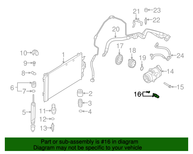 1997-2016 GM Pressure Valve 9118283 | GMPartsDirect.com