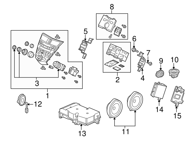 39052-SZN-A21ZA - Switch Assembly 2013 Acura ZDX | AutoNationParts.com