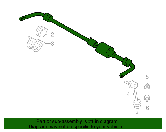 37-12-6-856-419 - Stabilizer Bar - 2007-2019 BMW | Wholesale BMW