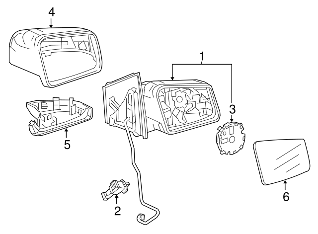 003-995-73-77 - Mirror Fastener 2015-2017 Mercedes-Benz | Mercedes-Benz ...