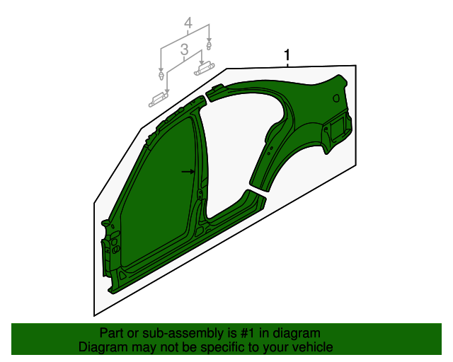 1999-2005 Volkswagen Jetta Uniside Assembly 1J5-809-605-N | OEM Parts ...