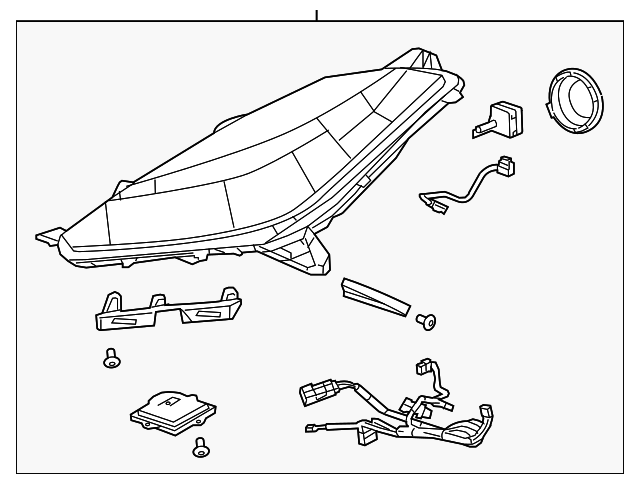 OEM NEW 14-19 GM Chevrolet Corvette Left Side Front Composite Headlamp ...