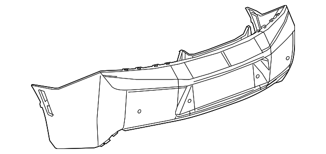 84676732 GM Primed Rear Bumper Upper Fascia | GM Parts Store