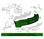 2019-2023 Chevrolet Camaro Rear Upper Bumper Cover 84676728 GM ...