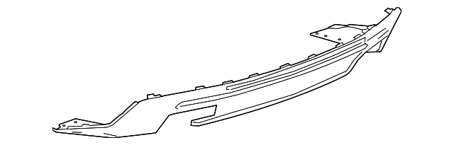 Genuine OEM Front Upper Bumper Cover Part# 84209672 Fits 2017-2018 ...