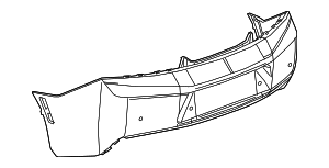 2019-2023 Chevrolet Camaro Rear Upper Bumper Cover 84676729 GM ...