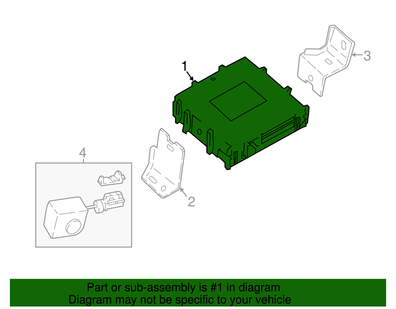47880-5SA0A - Control Module 2018-2024 Nissan LEAF | Nissan Parts ...