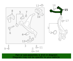 31476301 - Upper Control Arm - 2019-2021 Volvo | Volvo OEM Parts Direct