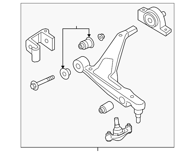 2019-2024 Volvo Lower Control Arm 32370929 | TascaParts.com