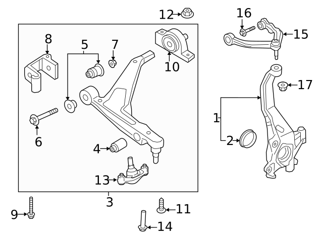 2019-2024 Volvo Lower Control Arm 32370930 | TascaParts.com