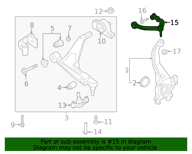 2019-2023 Volvo Upper Control Arm 31476302 | TascaParts.com