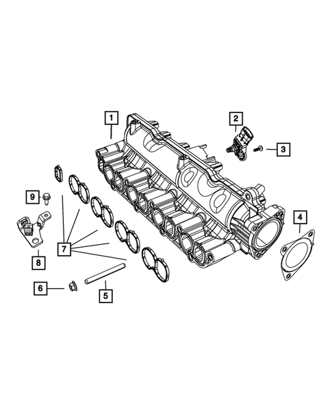 Manifolds and Vacuum Fittings for 2018 Jeep Compass | Mopar Estores