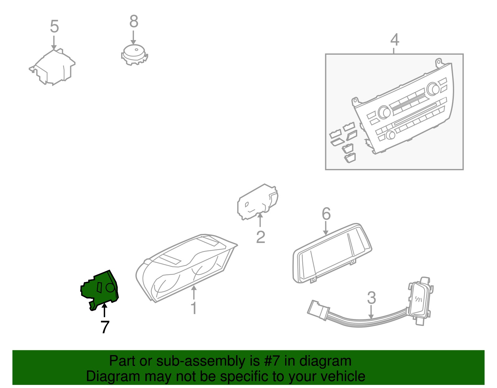 61319291689 - 2014-2019 BMW Power Switch (61-31-9-291-689) | BMW of ...