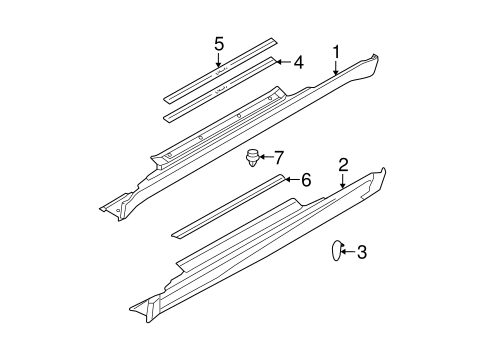 Exterior Trim - Pillars for 2007 Mini Cooper | Mini Parts Direct