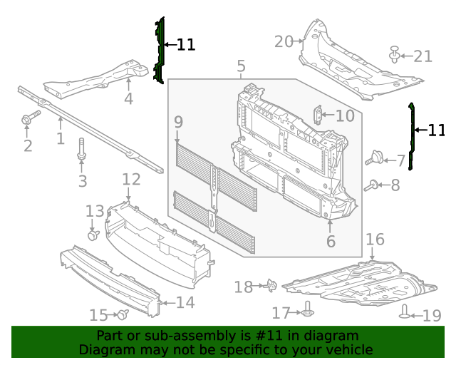 2020-2024 Ford Escape Deflector lx6z8310c | TascaParts.com