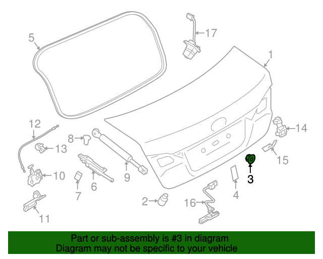 Lift Gate Grommet - Subaru (909300012) | Subaru Parts