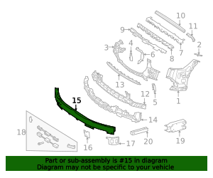 223-620-42-01 - Impact Bar 2021-2023 Mercedes-Benz | Mercedes-Benz USA ...