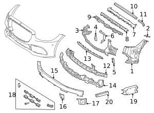223-885-16-00 - Center Mount 2021-2023 Mercedes-Benz | Mercedes-Benz ...