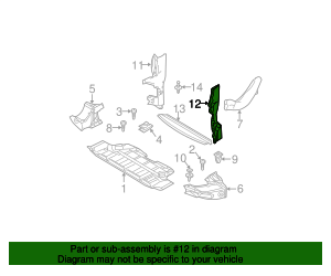 51717008091 - 2000-2003 BMW X5 Baffle (51-71-7-008-091) | BMW of South ...