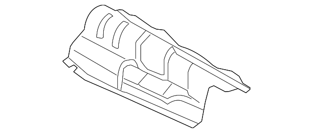 2013-2017 Audi Rear Shield 8R0-804-160-F | OEM Parts Online